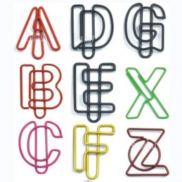 Alphabet Decorative Paper Clips | Letters Shaped Paper Clips | DuoDuo ...