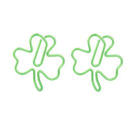 Clover Shaped Paper Clips | Shamrock Trefoil Decorative Paper Clips ...