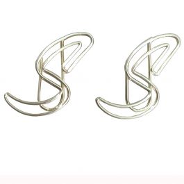 Cursive Letter Decorative Paper Clips | Letter S Shaped Paper Clips ...