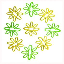 Daisy Shaped Paper Clips | Flower Decorative Paper Clips | DuoDuo Art&Craft