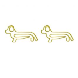 Cute Dog Decorative Paper Clips | Gold Animal Shaped Paper Clips ...