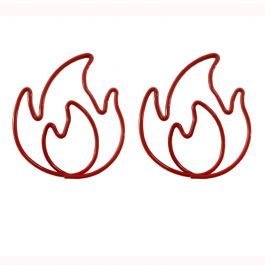 Flame Decorative Paper Clips | Fire Shaped Paper Clips | DuoDuo Art&Craft