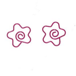 Flower Shaped Paper Clips | Peach Blossom Decorative Paper Clips ...