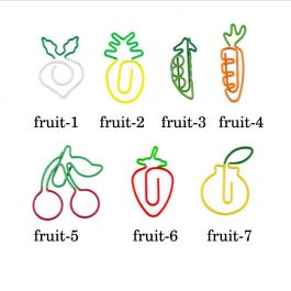 Fruit Theme Shaped Paper Clips | Cute Decorative Paper Clips ...