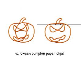 Halloween Pumpkin Shaped Paper Clips | Decorative Paper Clips | DuoDuo ...