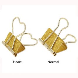 Shimmering Powder Decorative Binder Clips | Custom Binder Clips with ...