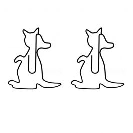 Kangaroo Decorative Paper Clips | Animal Shaped Paper Clips ...