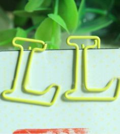 Letter L Shaped Paper Clips | Cute Decorative Paper Clips | DuoDuo Art ...