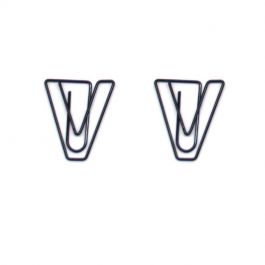 Letter V Shaped Paper Clips | Alphabet Decorative Paper Clips ...