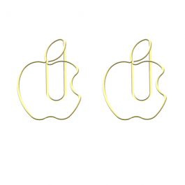 Logo Jumbo Paper Clips | Mac Apple Extra Large Paper Clips | DuoDuo Art ...