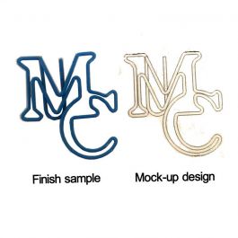 Custom MC Logo Paper Clips | Fun Promotional Paper Clips ...
