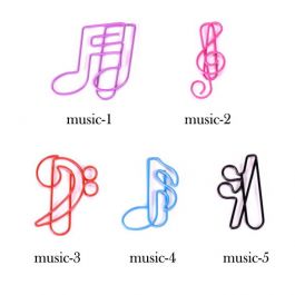 Music Note Shaped Paper Clips | Cute Decorative Paper Clips | DuoDuo ...