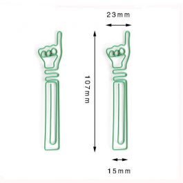 Pointing Figure Jumbo Paper Clips | Gesture Giant Paper Clips | DuoDuo ...