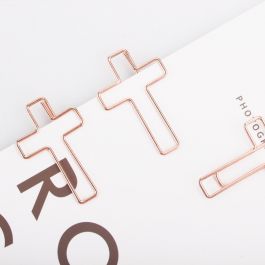 Gold Cross Shaped Paper Clips | Cute Decorative Paper Clips | DuoDuo ...