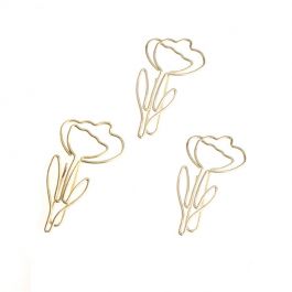 Rose Shaped Paper Clips | Flower Decorative Paper Clips ...