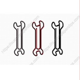 Spanner Shaped Paper Clips | Wrench Decorative Paper Clips | DuoDuo Art ...
