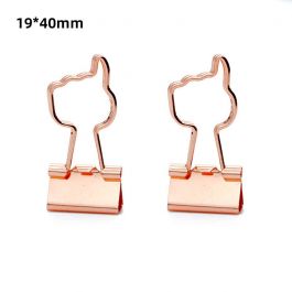 Pipe Decorative Binder Clips | Gold Binder Clips | DuoDuo Art&Craft